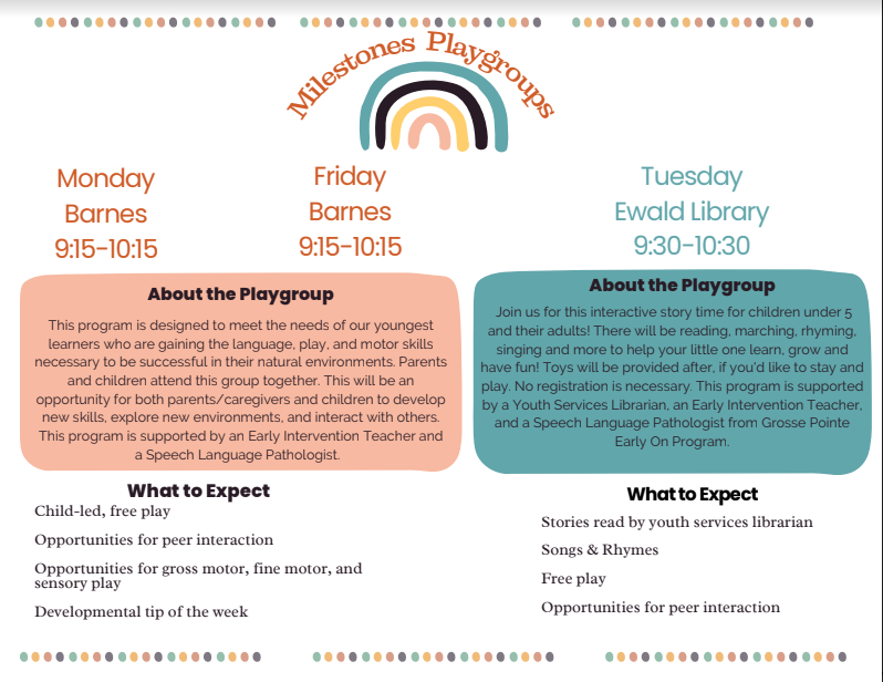 Early Intervention (Birth-3) / Playgroups